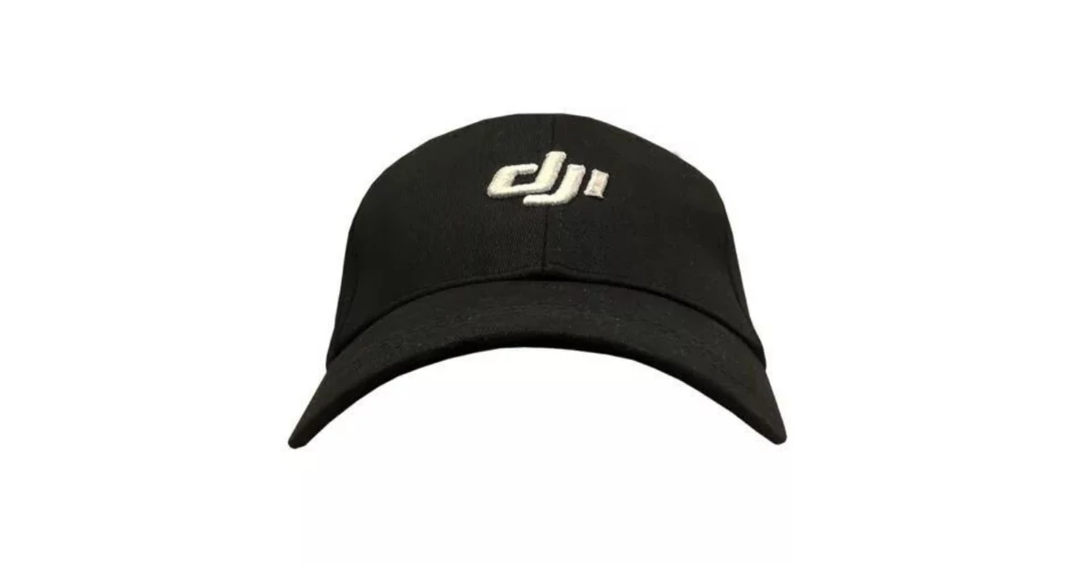 DJI Baseball Hat - Black Magazinul de Drone Dronshop.ro