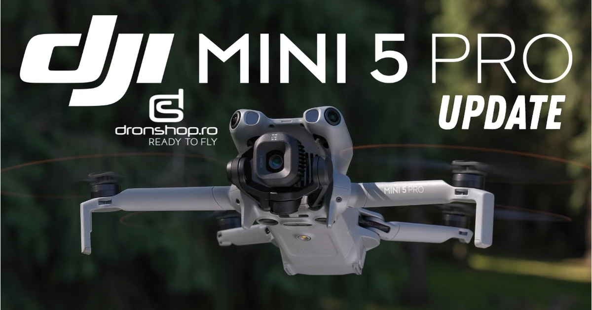 DJI Mini 5 Pro - Primul update de firmware